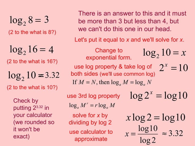 Properties of logarithms | PPT | Physics | Science