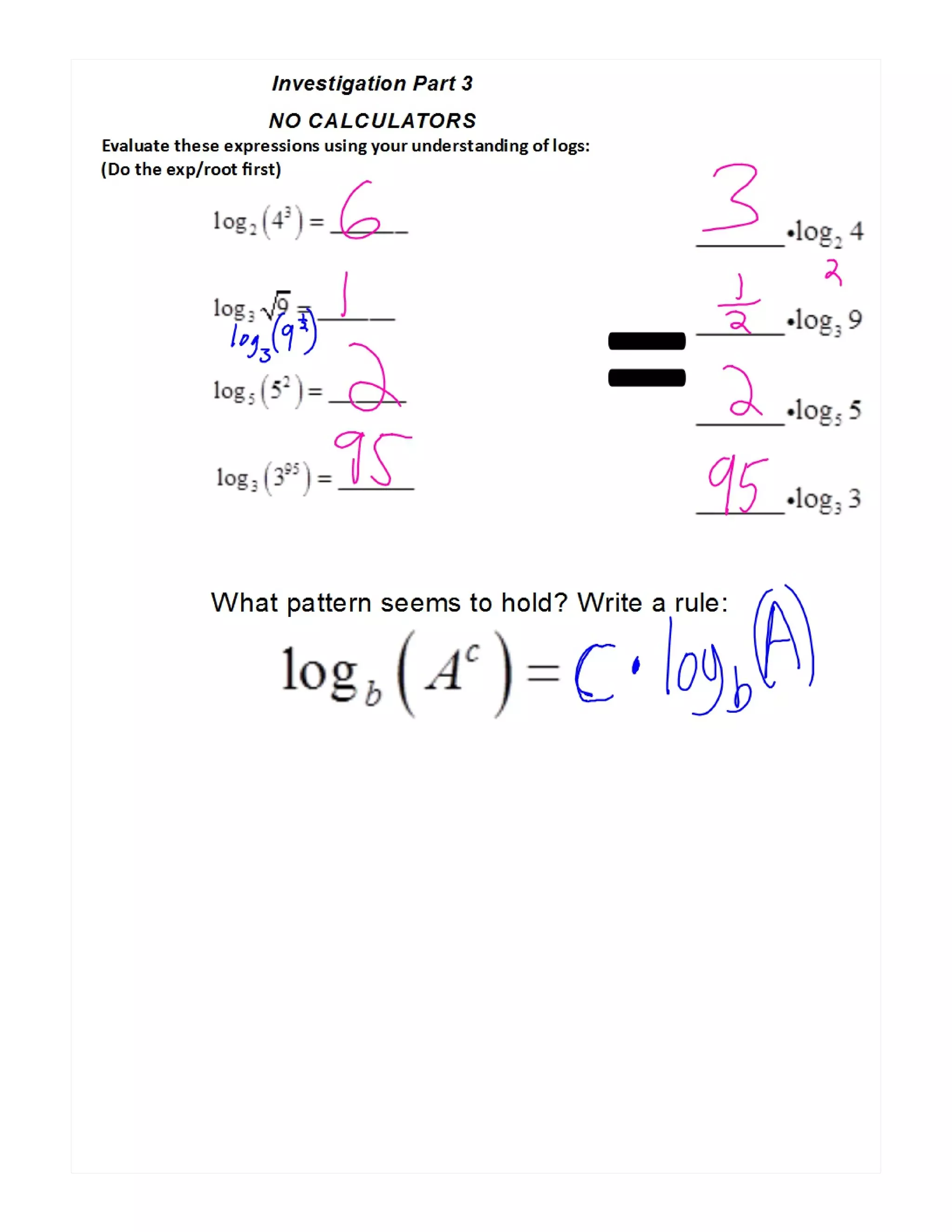 Properties Of Logs Pdf