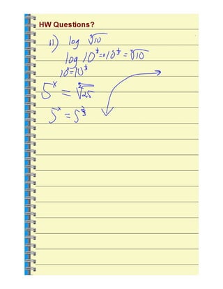 Properties of logs | PDF