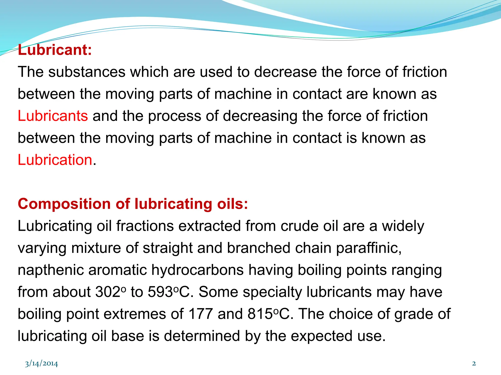 Properties of Lubricats and Lubrication-Edit.pptx