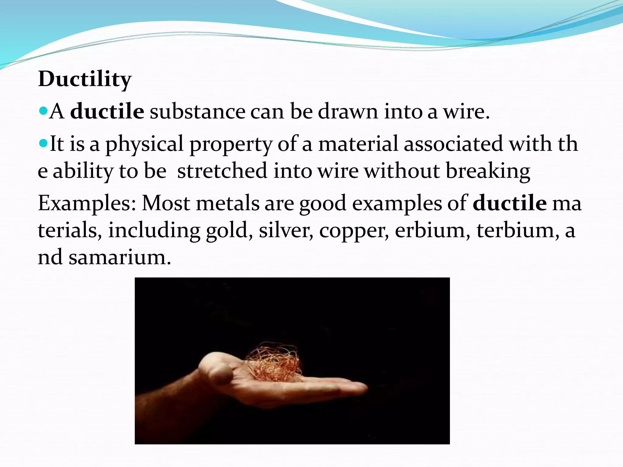 Properties of material | PPTX