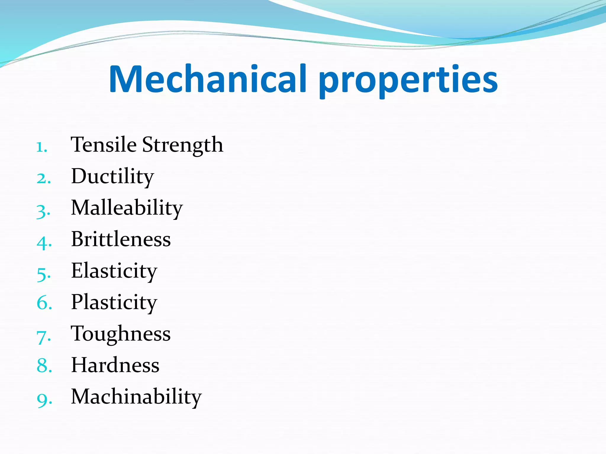 Properties of material | PPTX