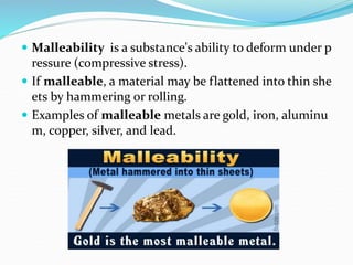 Properties of material | PPTX