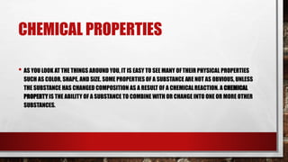 Properties of materials | PPTX