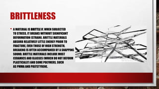 Properties of materials | PPTX