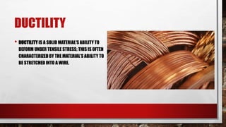 Properties of materials | PPTX
