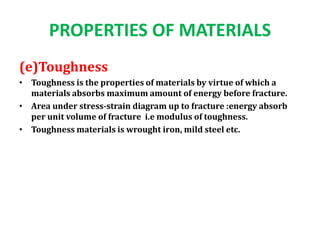 Properties of materials (udaipur) | PPTX