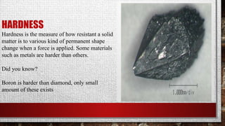 Properties of materials powerpoint pptxx | PPT