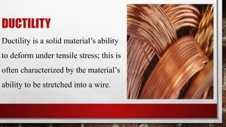 Properties of materials powerpoint pptxx | PPT