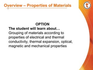 Properties of Materials.ppt physical and chemical | PPT