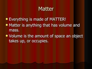 Properties of matter | PPT