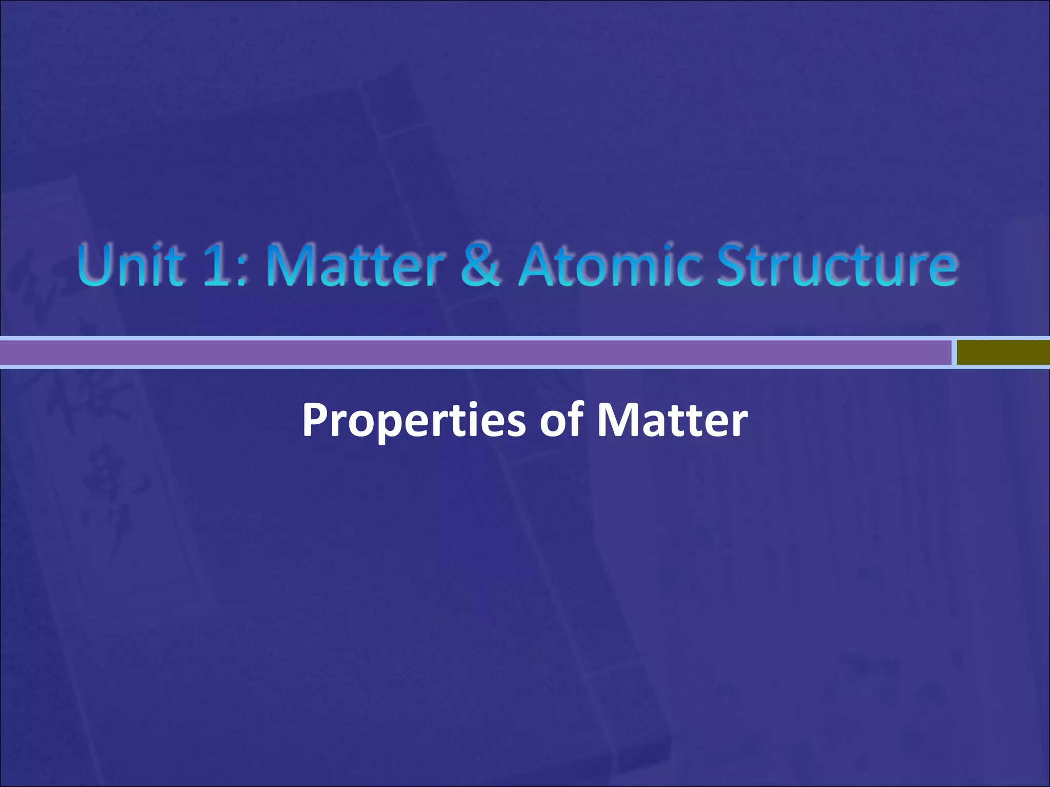 Properties of matter | PPT