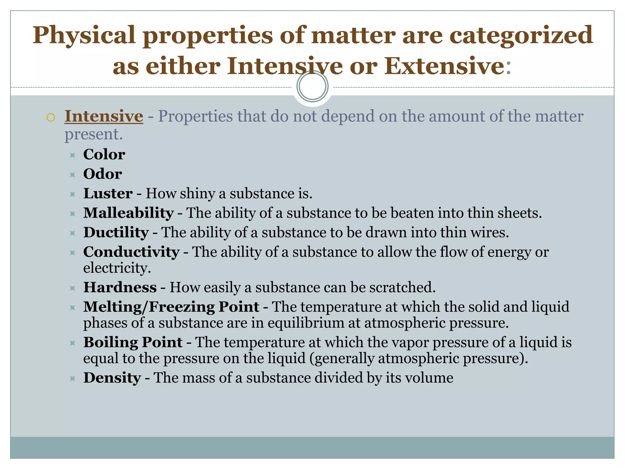 Properties of matter | PPTX