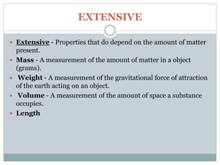 Properties of matter | PPTX