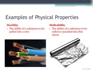 Properties of Matter | PPT