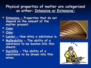 Properties of Matter PowerPoint Presentation | PPT