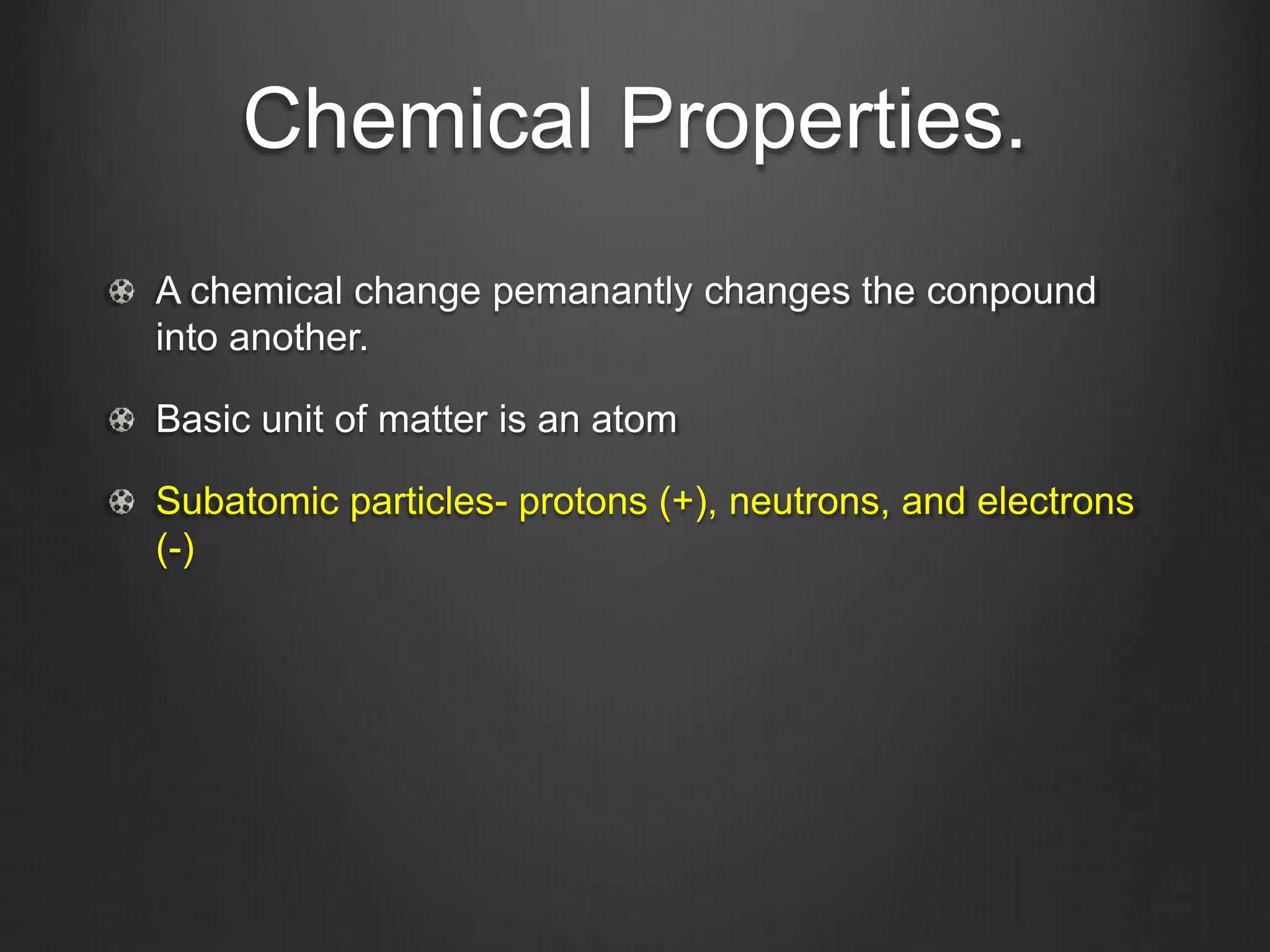 Properties of matter elements compounds and bonding | PPT