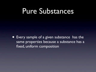 Properties of matter pp | KEY