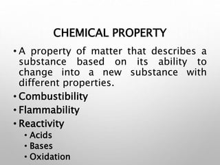 Grade 8 Chemistry Properties of Matter 8 | PPT