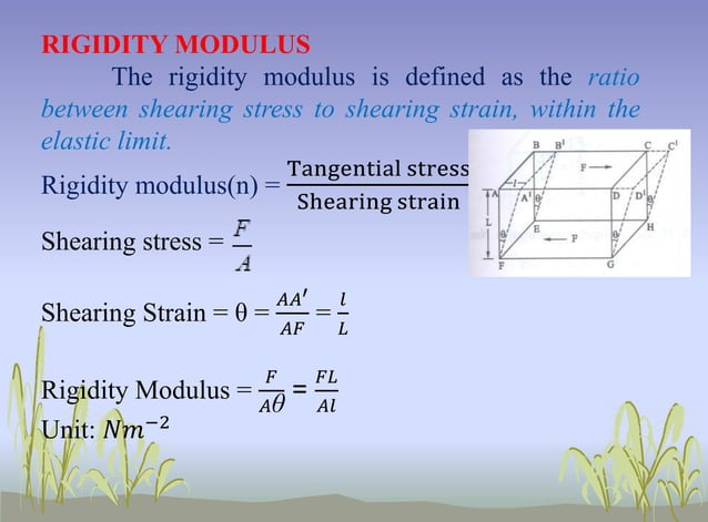 Properties of matter - Elasticity | PPTX | Geology | Science