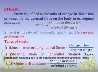 Properties of matter - Elasticity | PPTX