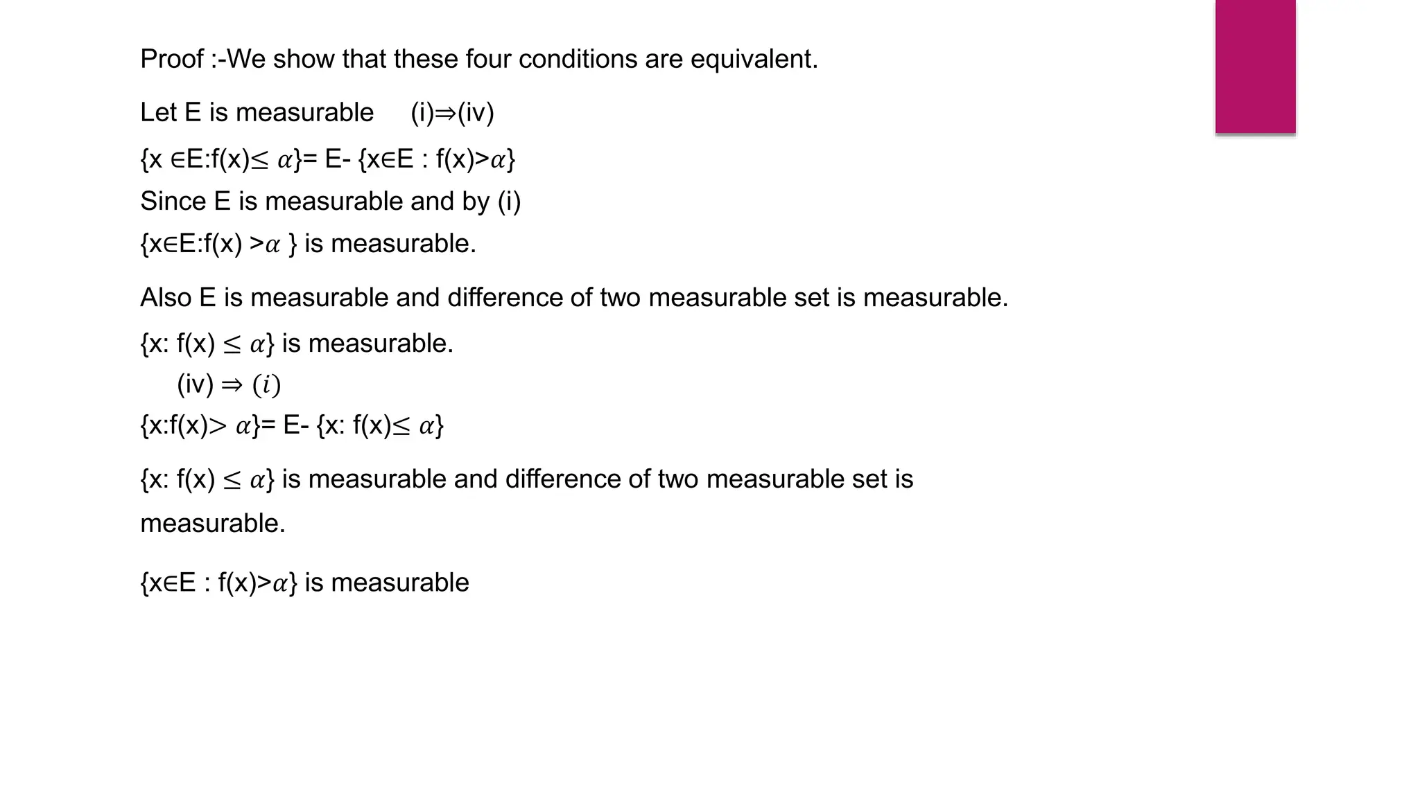 Definitionand Properties Of Measurable Function Pptx