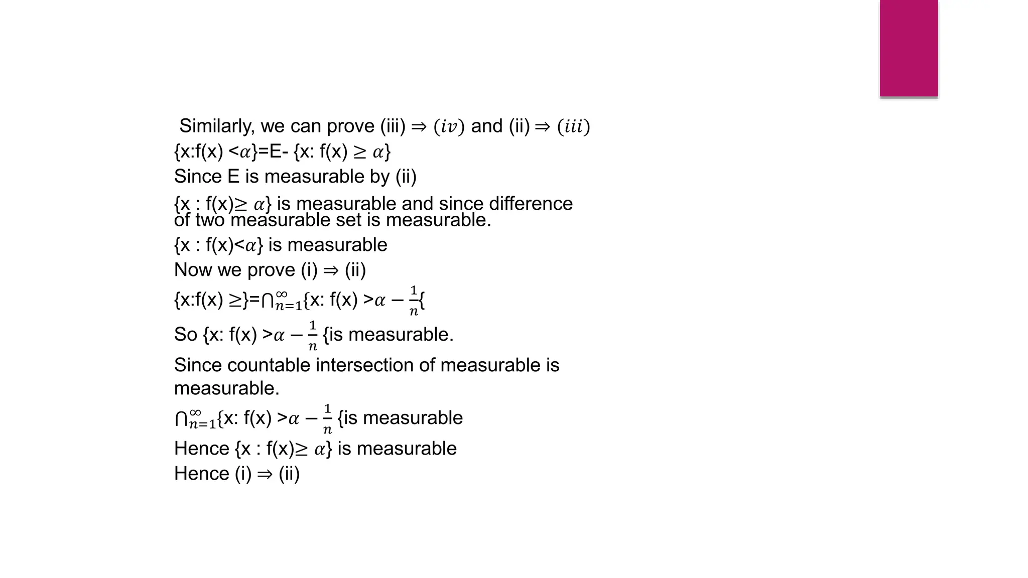 Definitionand Properties Of Measurable Function Pptx