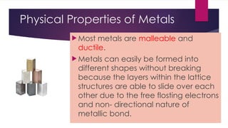 PROPERTIES OF METALS IN GRADES 9 SCIENCE | PPTX
