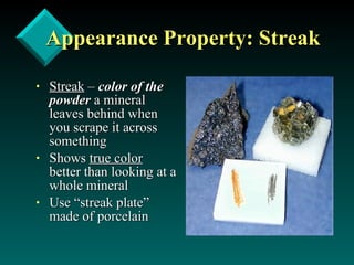 Basic Properties Of Minerals | PPT