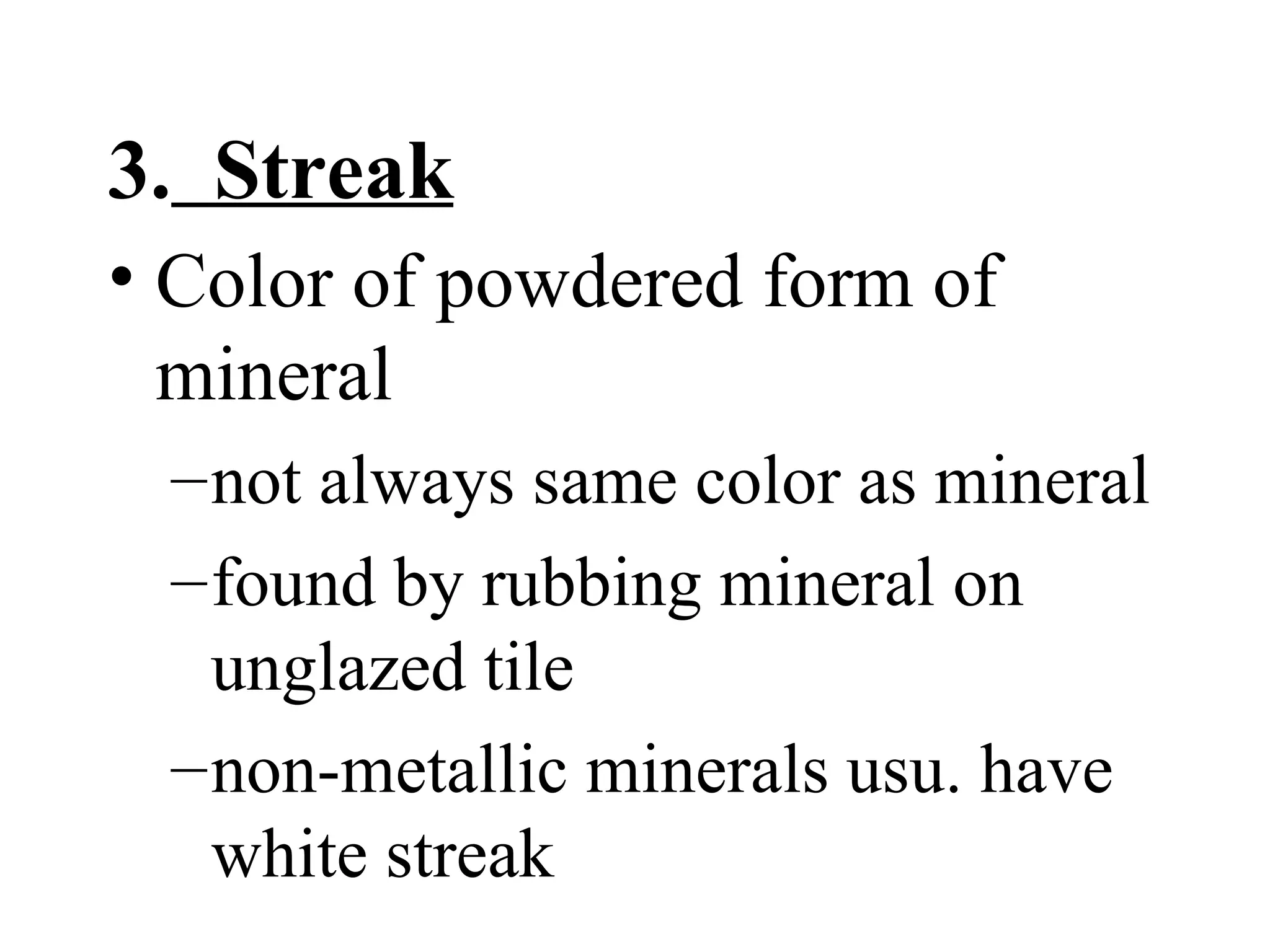 Physical Properties of Minerals | PPT