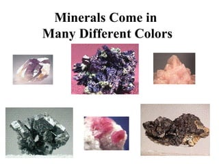 Physical Properties of Minerals | PPT