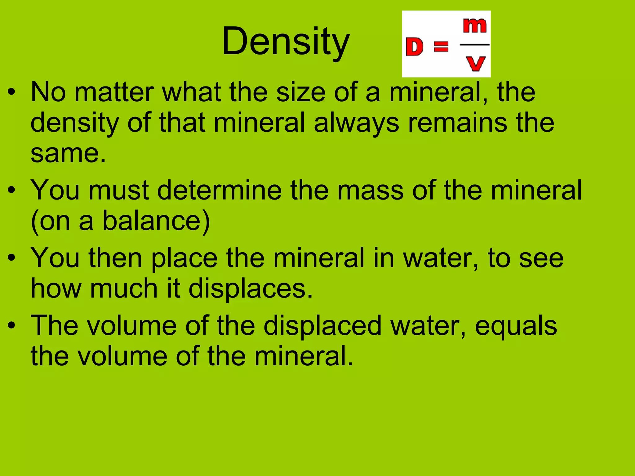 Properties of minerals | PPT