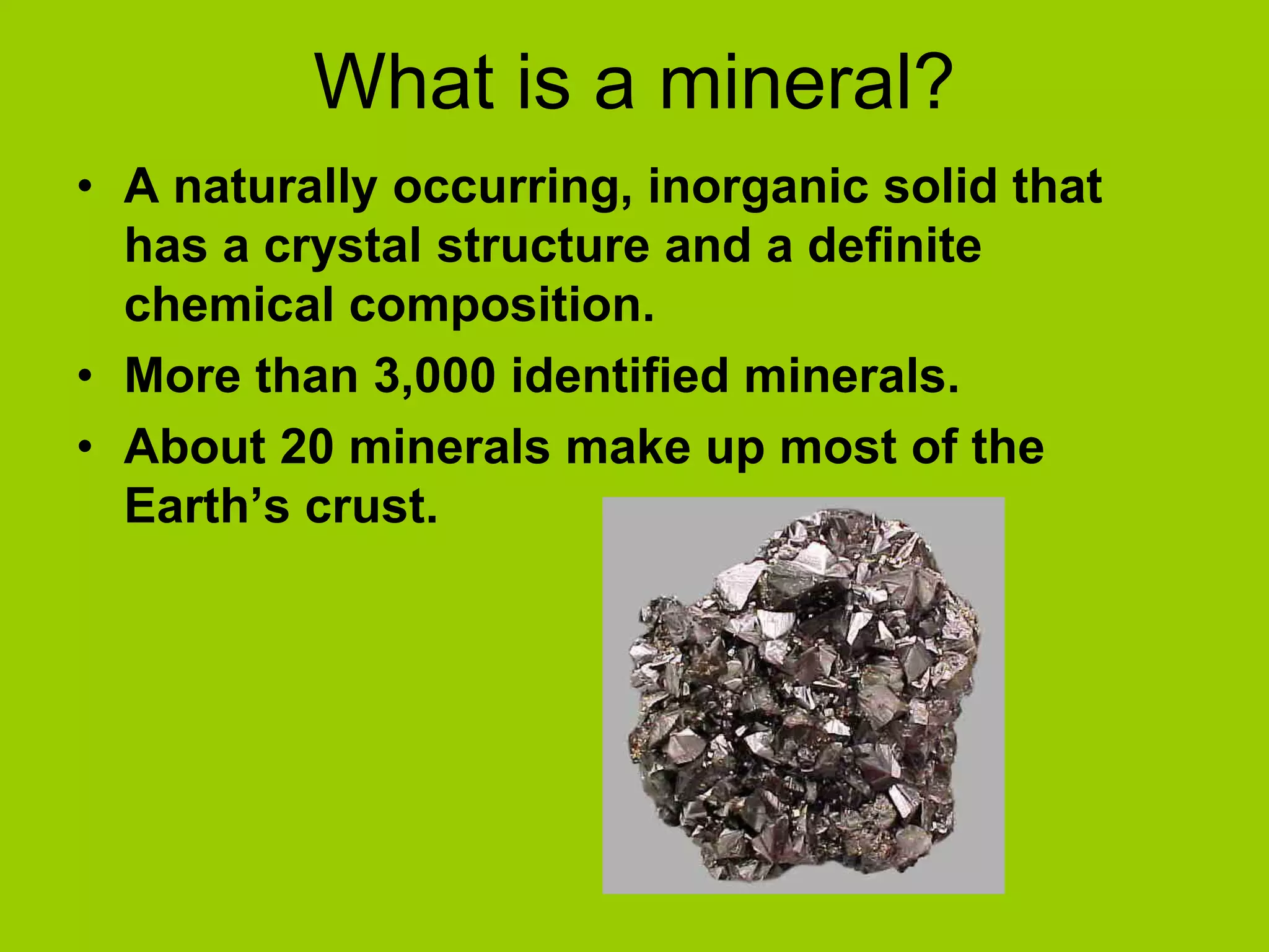 Properties of minerals | PPT