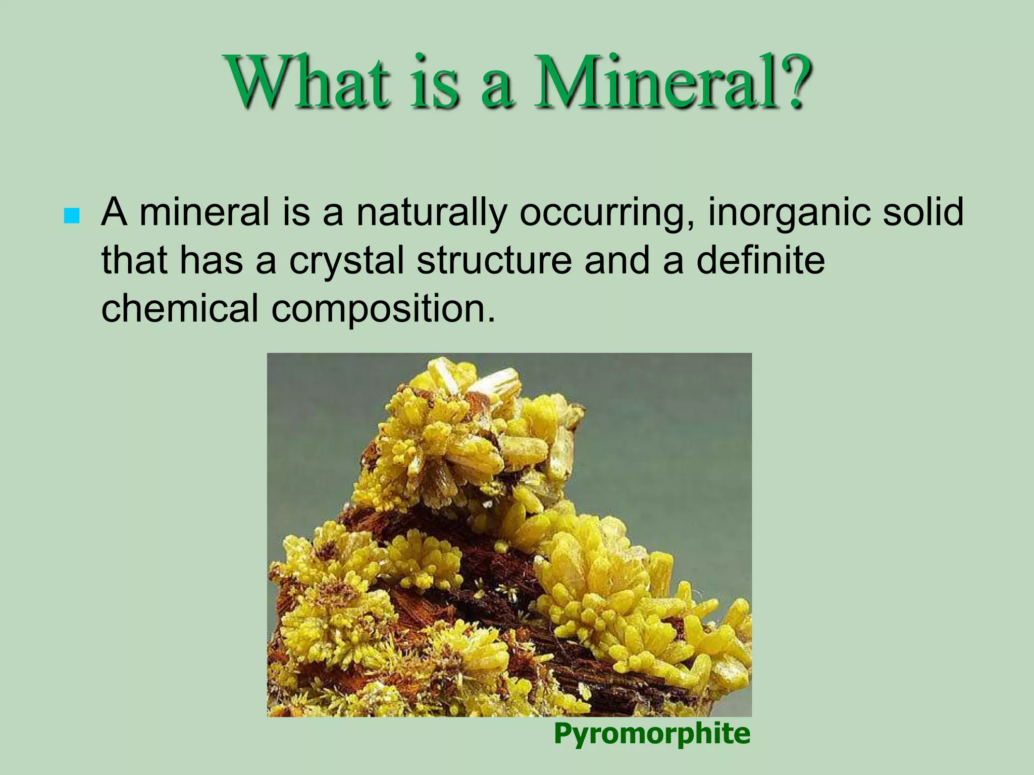 Properties of Minerals.ppt | Geology | Science