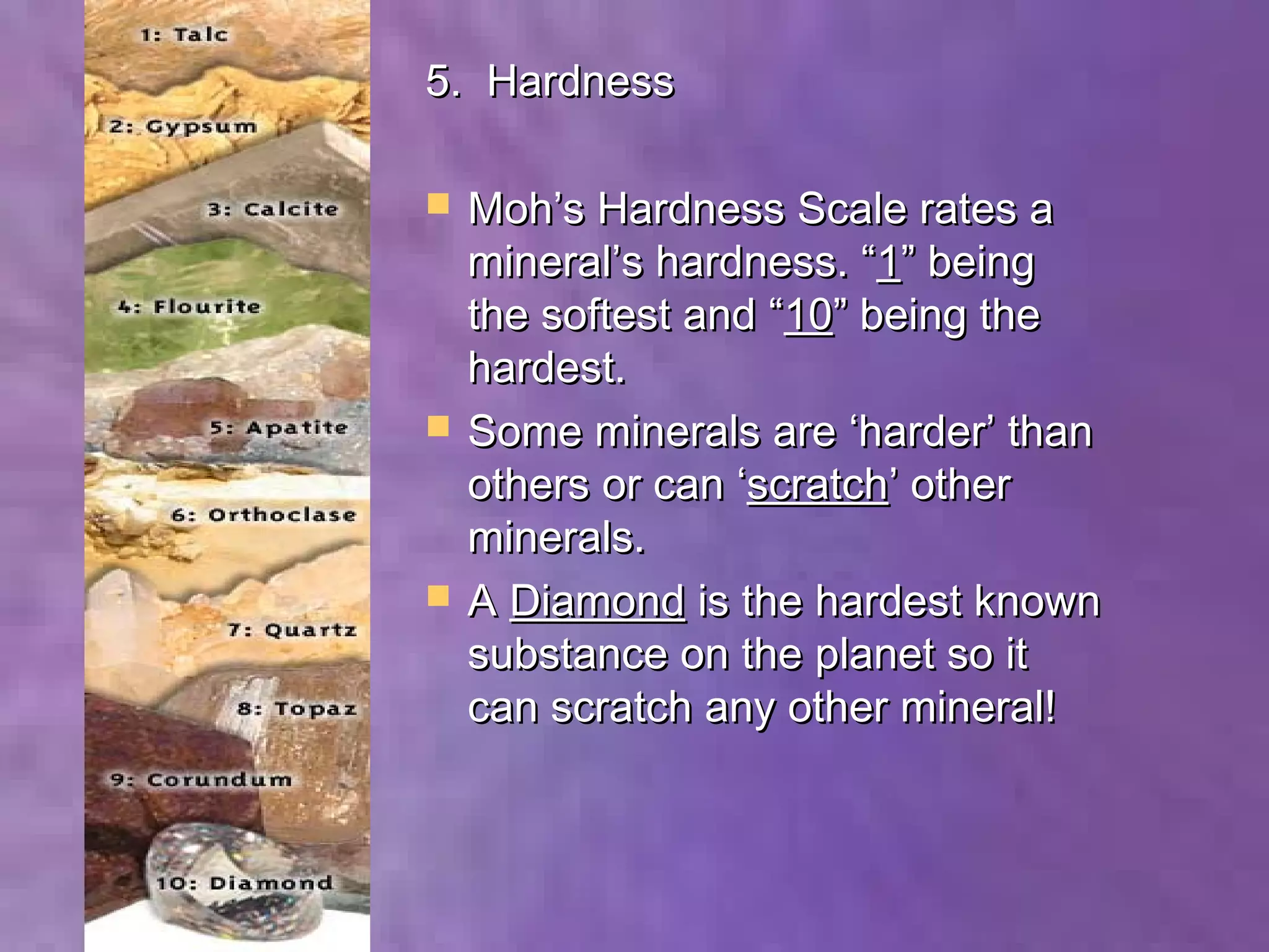 Properties of Minerals | PPT