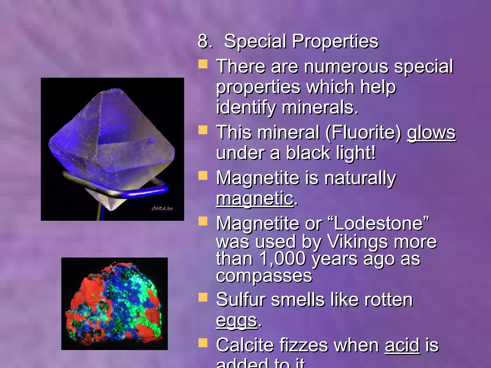 Properties of Minerals | PPT