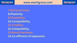 Properties of moulding sand PPT.pdf