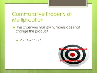 Properties of multiplication web | PPT