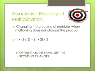 Properties of multiplication web | PPT