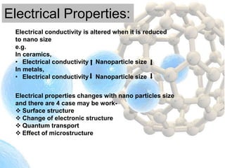Introduction to Properties of nanomaterials | PPTX