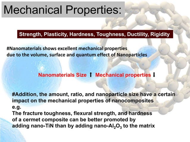 Introduction to Properties of nanomaterials | PPTX | Chemistry | Science