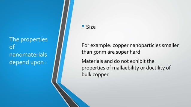 Properties of Nano Materials.pptx | Chemistry | Science