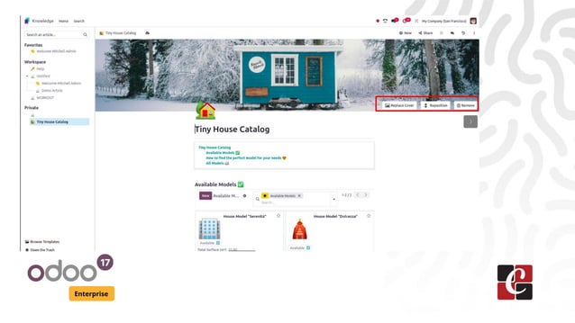 Properties of Odoo 17 Knowledge Module - Odoo 17 POS | PPT
