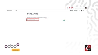 Properties of Odoo 17 Knowledge Module - Odoo 17 POS | PPTX