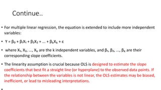 properties of Ordinary Least Square (OLS ) | PPTX