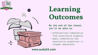 Properties of Operations in Integers Education | PPTX