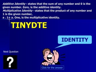 PROPERTIES OF OPERATIONS ON INTEGERS.ppt