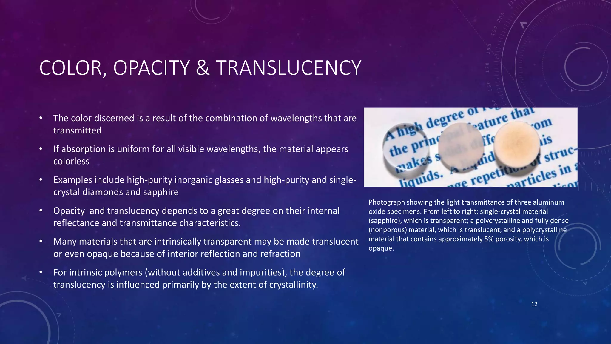 Properties of optical materials | PPTX
