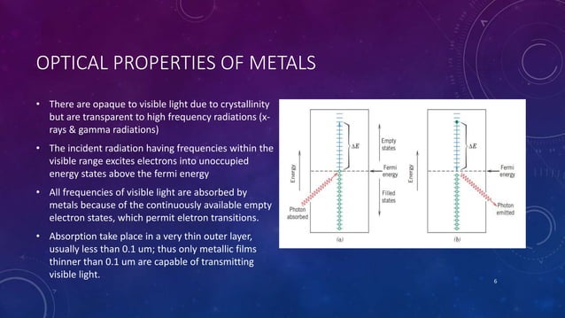 Properties of optical materials | PPTX | Chemistry | Science