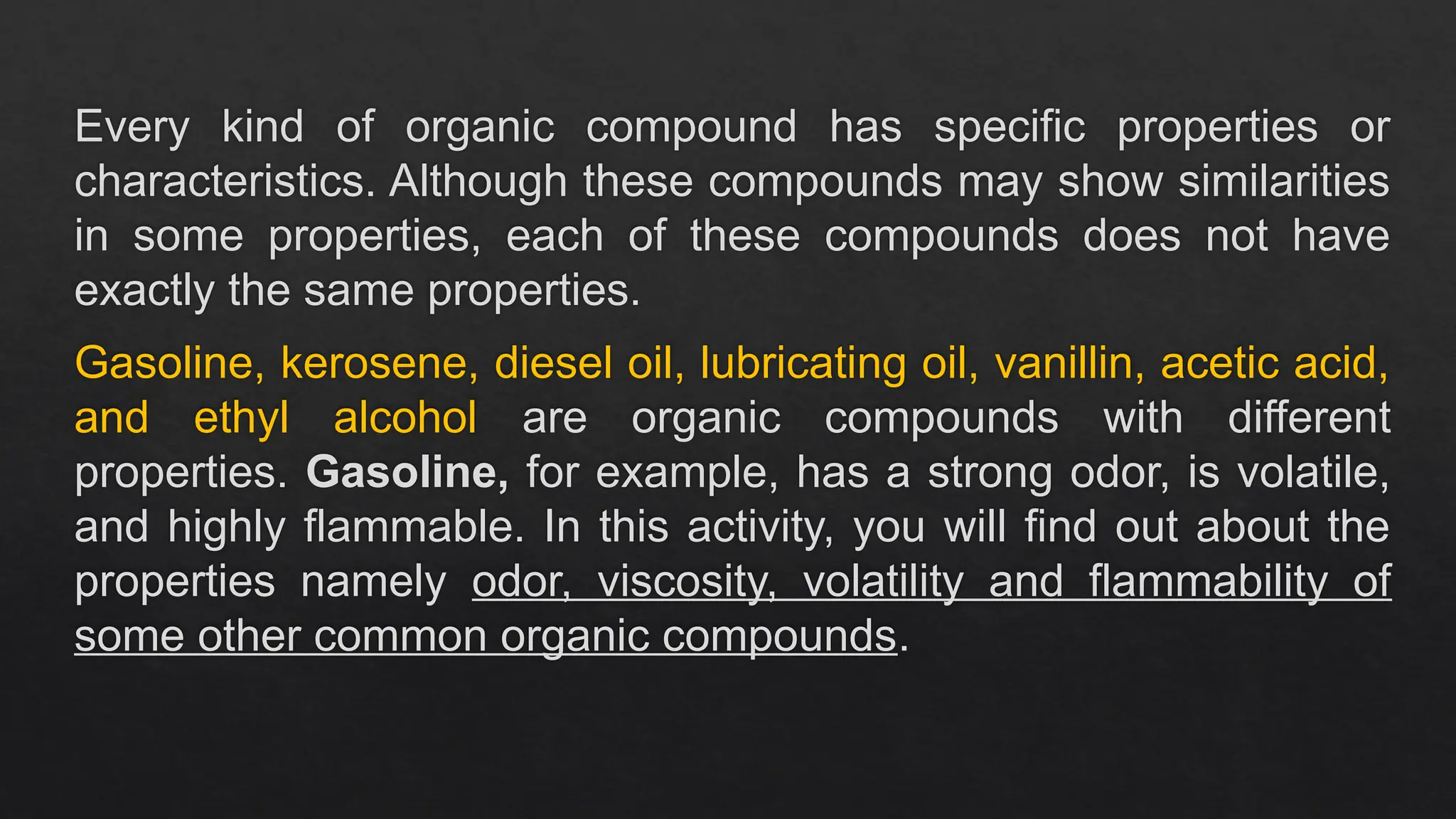 All about Properties of Organic Compounds.pptx